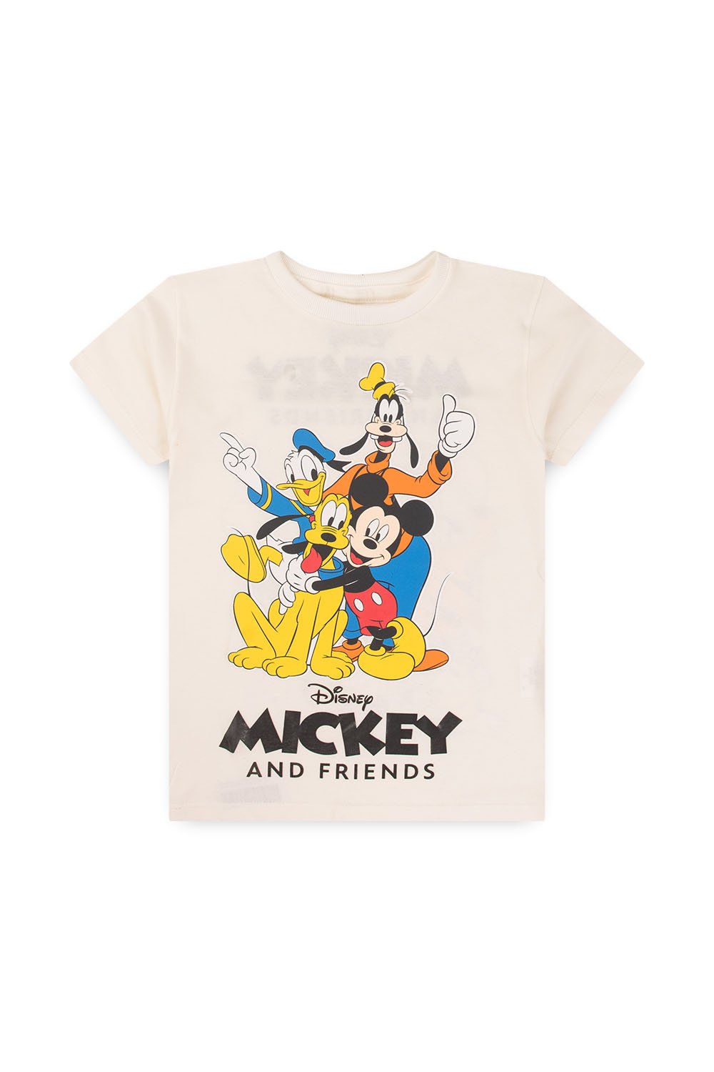 Camiseta Infantil Masculina Oversized Off White Mickey